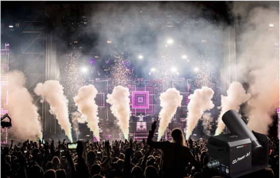 CO2 Power Jet Machine Rental London - Event Expert